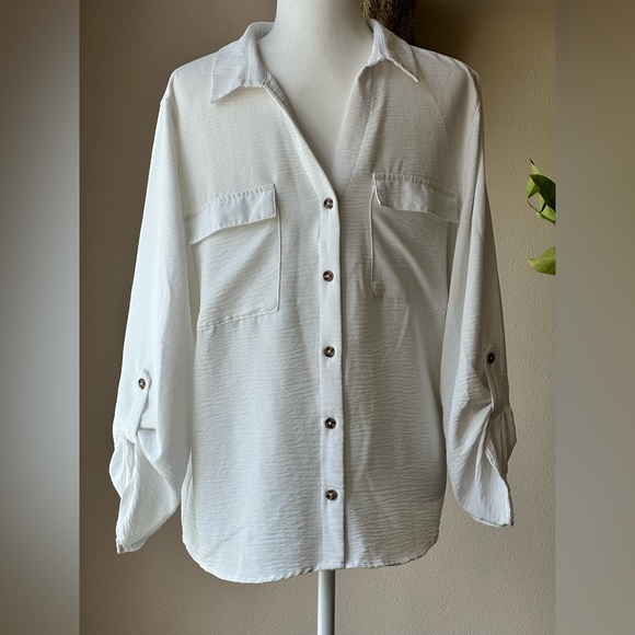 Fred David | Tops | Fred David Size Large Blouse | Poshmark